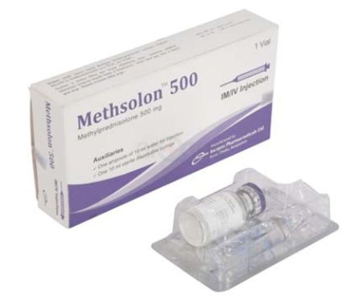 Methsolon 500 IV/IM 500mg/vial Injection - Arogga Online Pharmacy