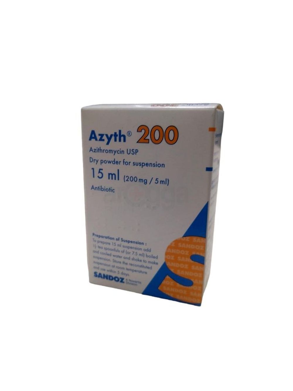 Azyth 200mg/5ml Powder for Suspension - Arogga Online Pharmacy