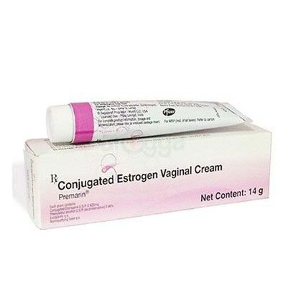 Conjugated Estrogen Vaginal Premarin Cream 14gm 14gm Cream - Arogga ...