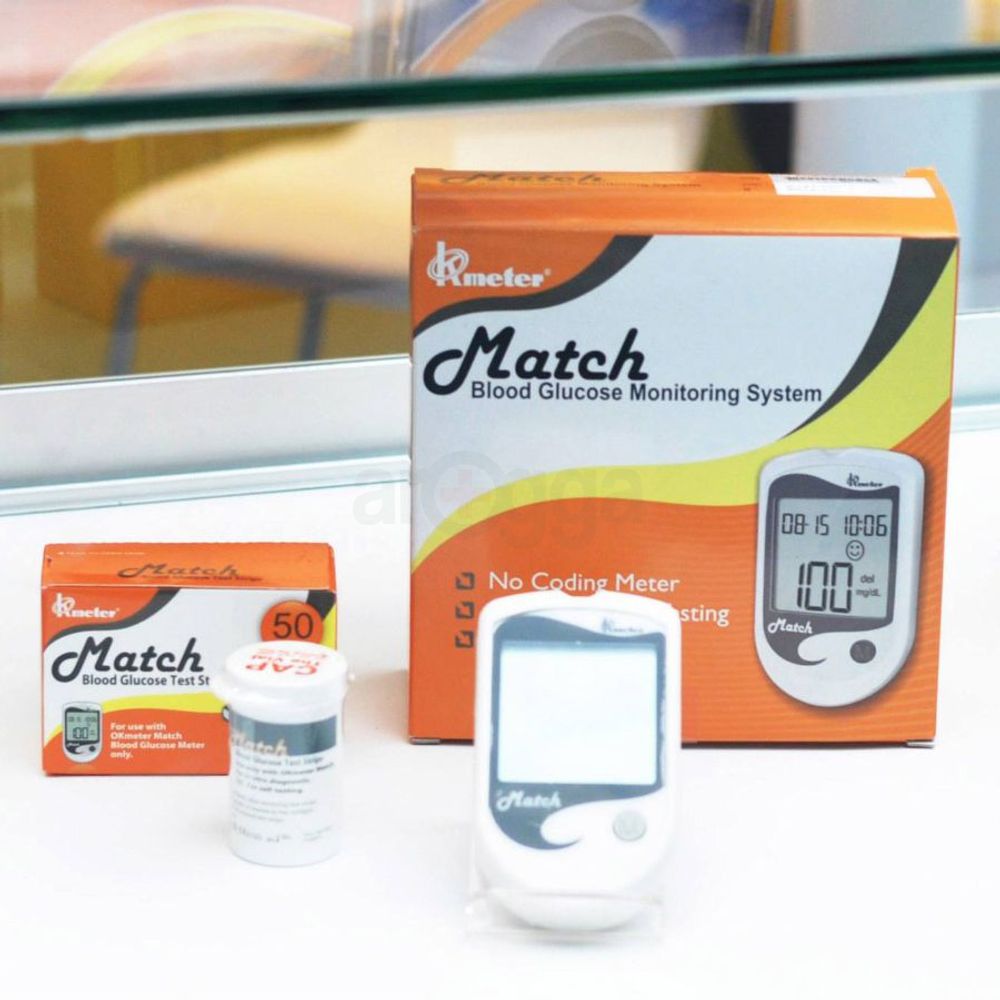 OKmeter Match Blood Glucose Meter - Arogga Online Pharmacy