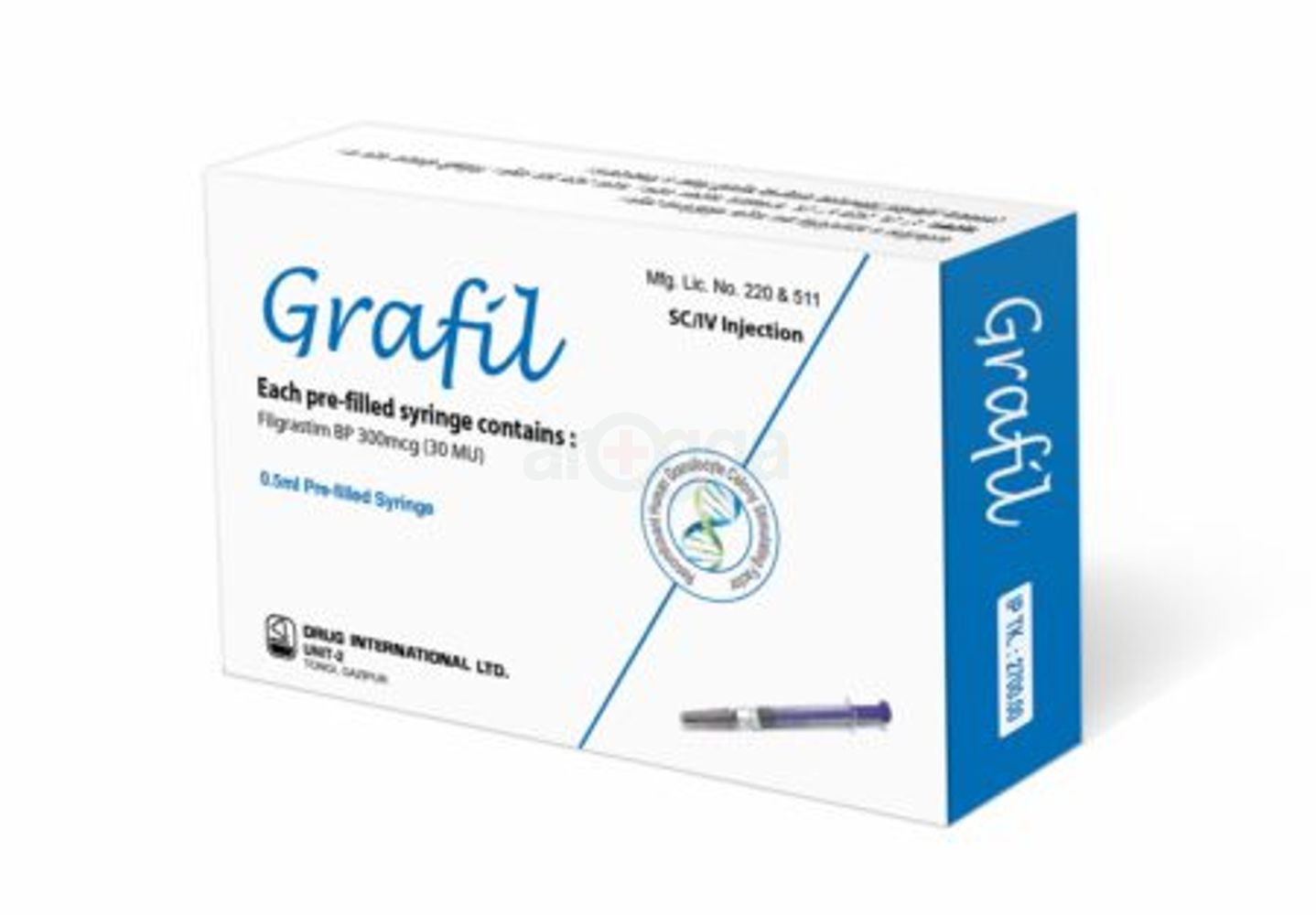 Grafil 30MIU/5ml Injection - Arogga Online Pharmacy