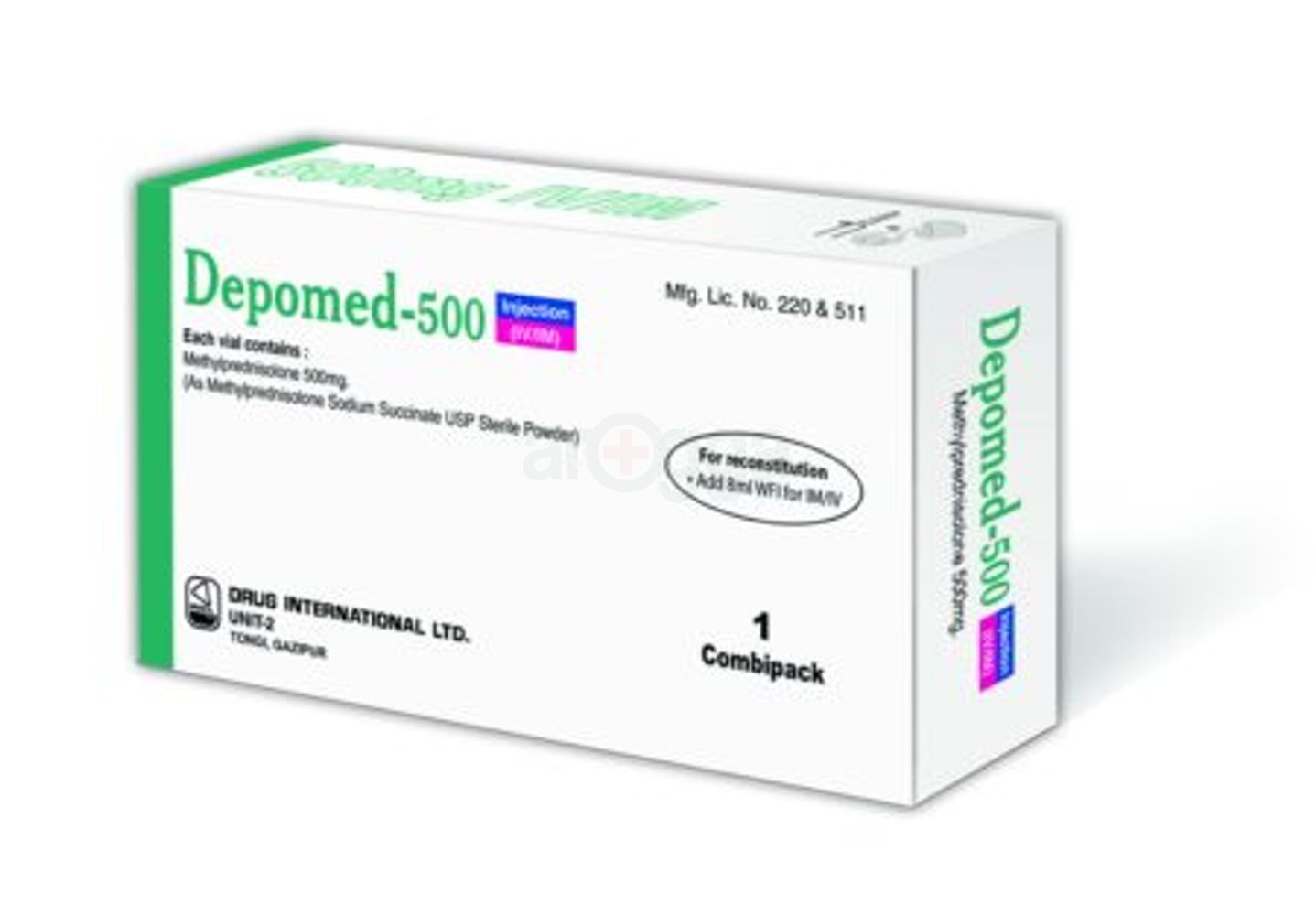 Depomed IM/IV 500mg/vial Injection - Arogga Online Pharmacy