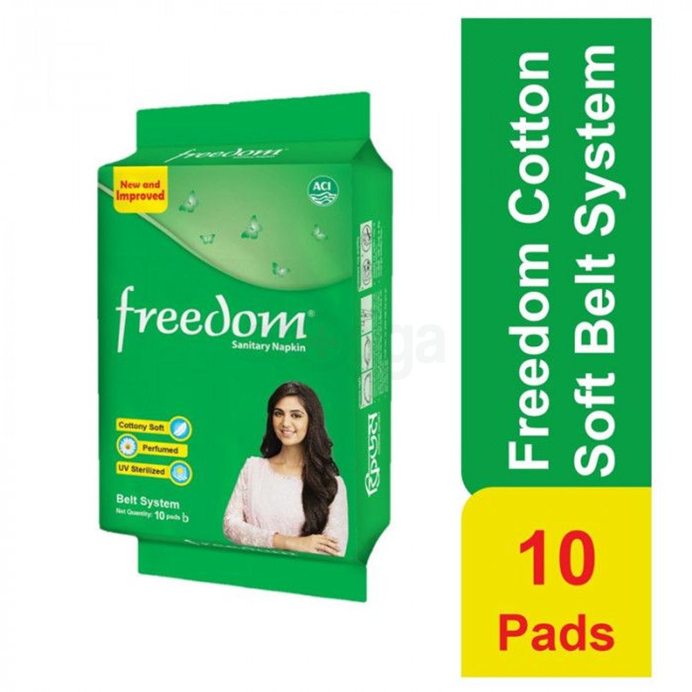 Freedom Sanitary Napkin Belt 10 Pads price in Bangladesh | Arogga
