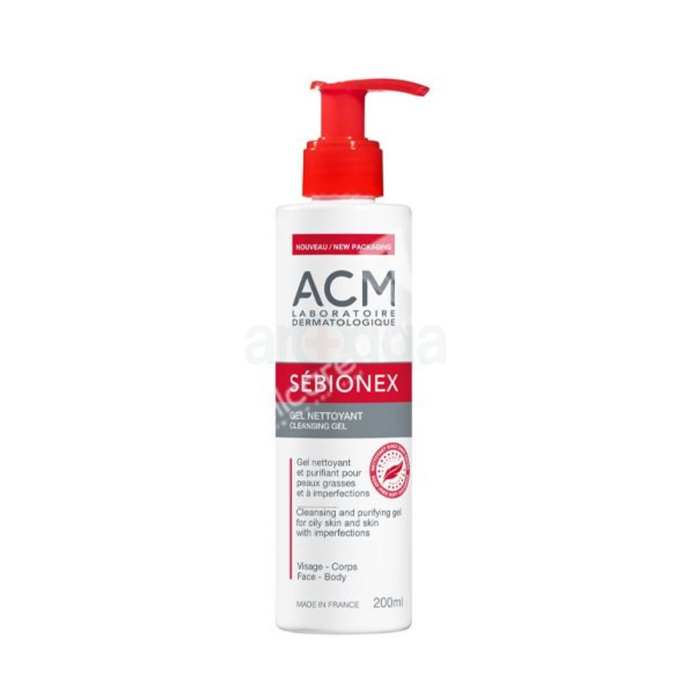 ACM Sebionex Nettoyant Cleansing Gel 200ml - Arogga Beauty Store