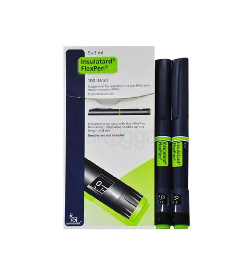 Insulatard Flexpen 100IU/ml Injection - Arogga Online Pharmacy