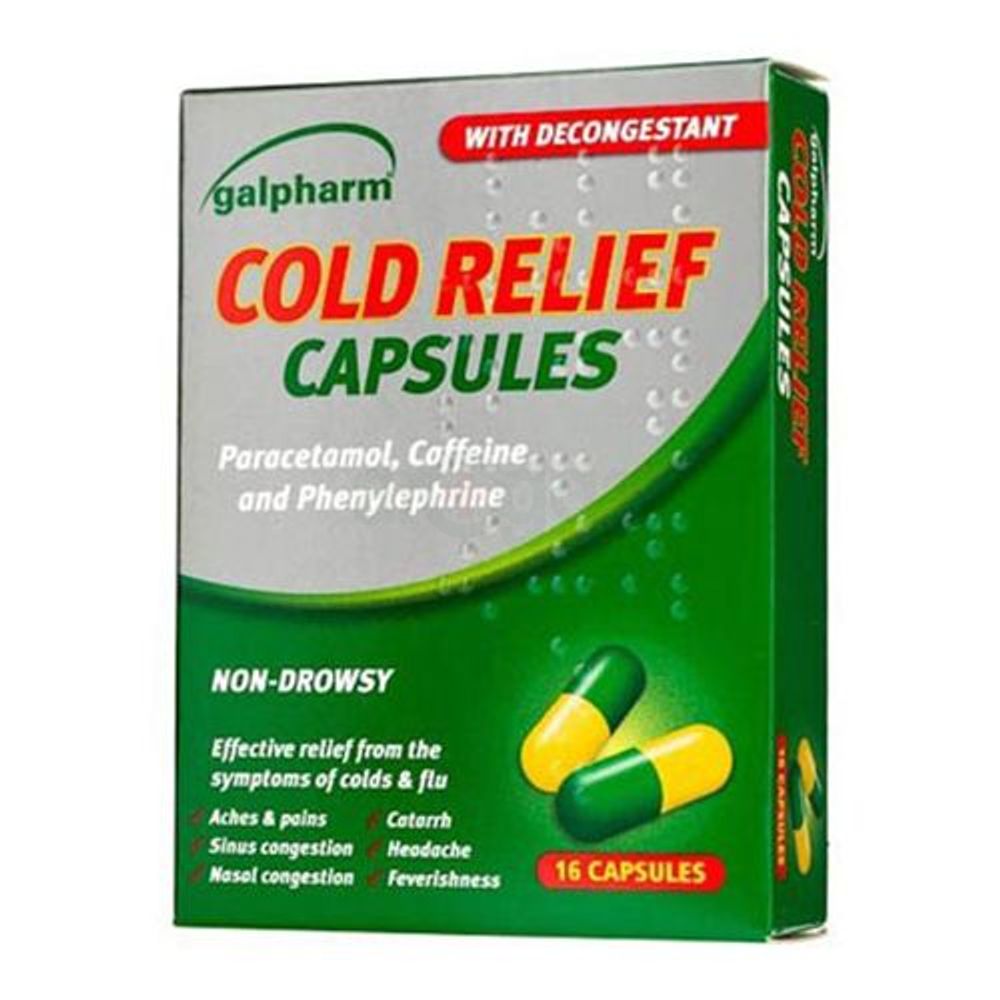 Galpharm Cold Relief 300mg+25mf+5mg Capsule - Arogga Online Pharmacy