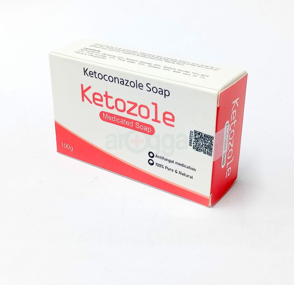 Ketozole Soap 100gm 100gm soap - Arogga Online Pharmacy