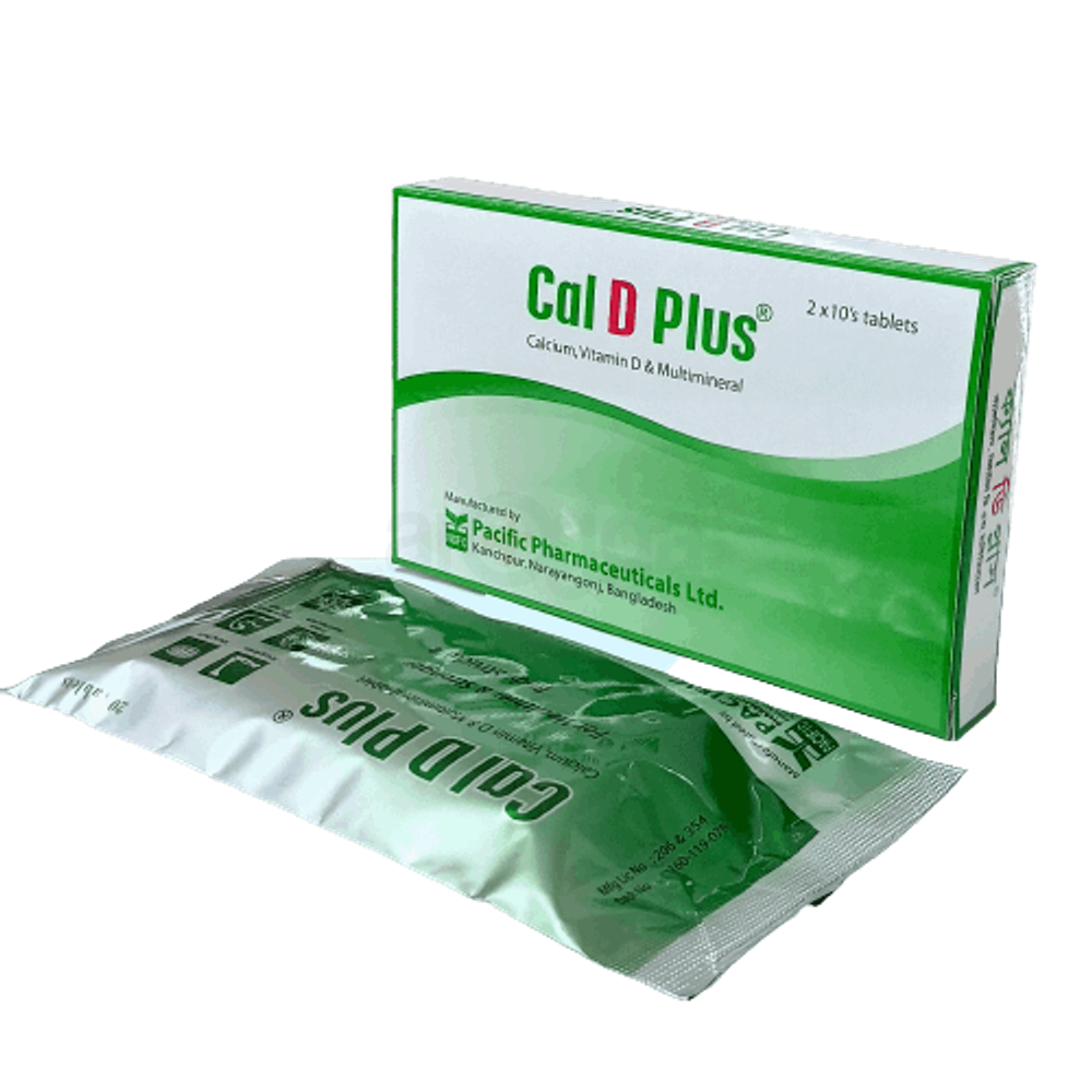 Cal D Plus Tablet - Arogga Online Pharmacy