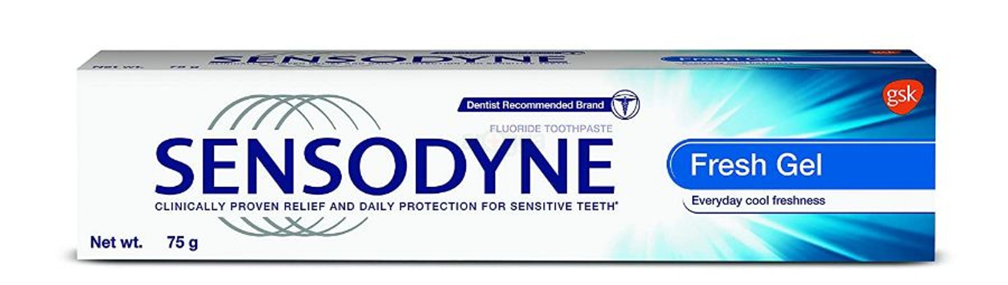 Sensodyne Fresh Gel Toothpaste 75g - Arogga Beauty Store