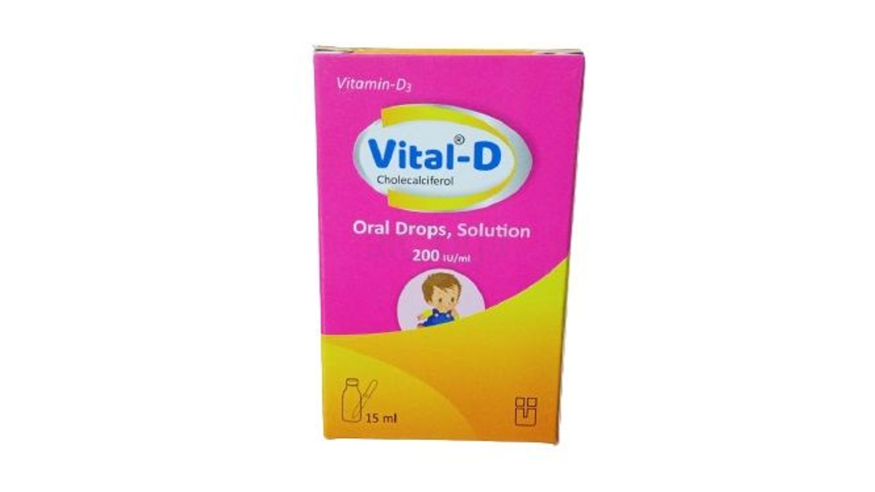 Vital-D 200 15ml Drop - Arogga Online Pharmacy