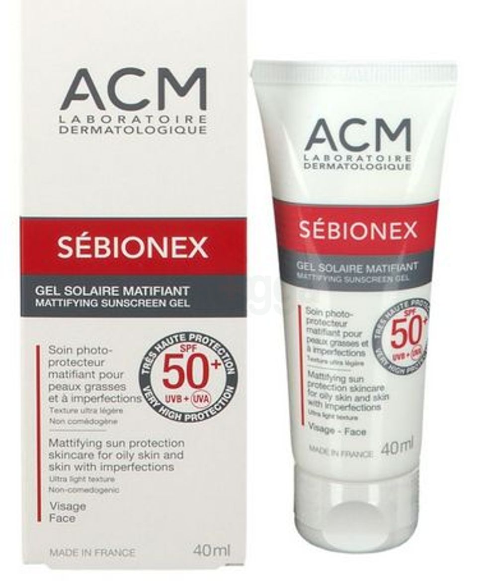 ACM Sebionex Gel Solaire Mattifying Sunscreen Gel 40ml - Arogga Beauty ...