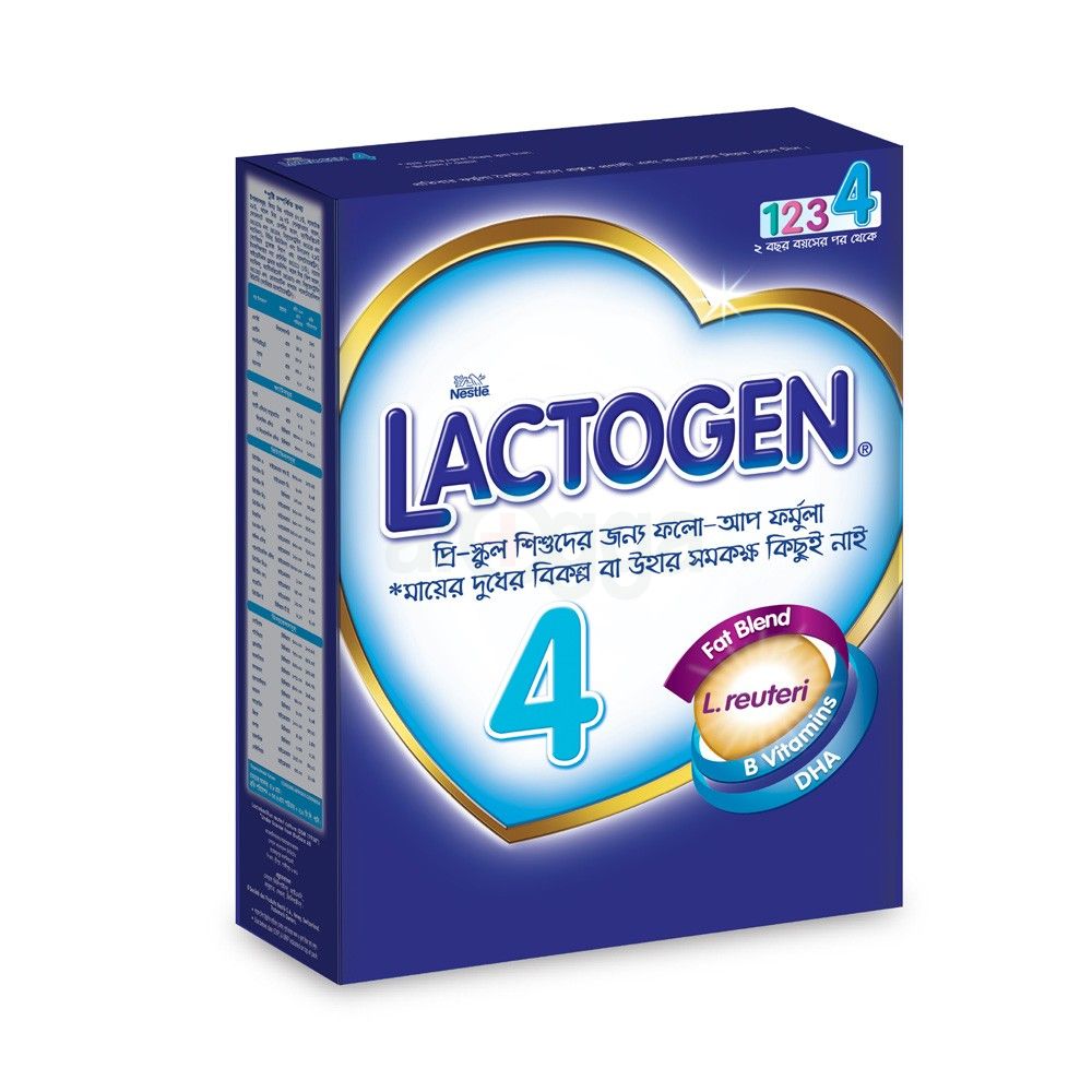 Nestlé Lactogen 4 Growing Up Milk Powder BIB (2-5 Years) ২ থেকে ৫ বছর ...