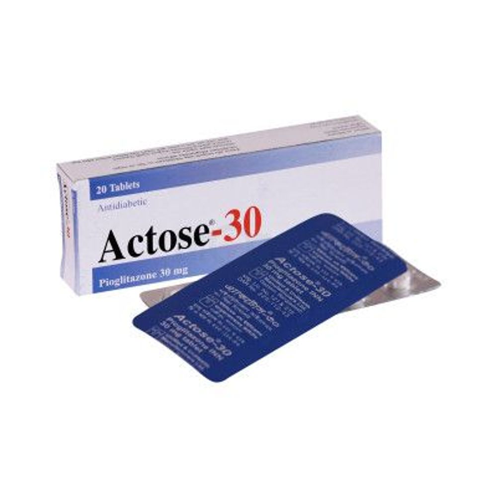 Actose 30mg Tablet - Arogga Online Pharmacy