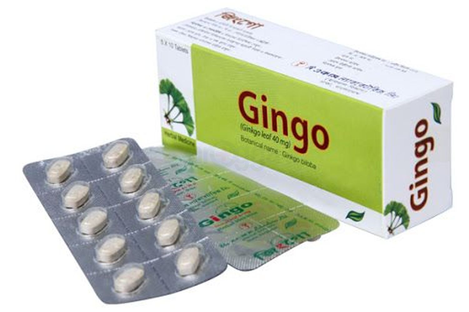 Gingo 40mg Capsule - Arogga Online Pharmacy