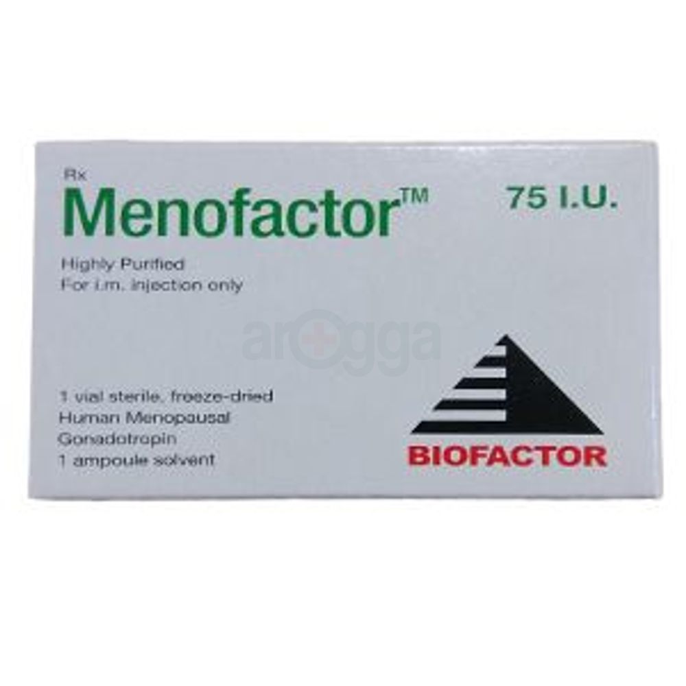Menofactor 75IU/vial IM/SC Injection - Arogga Online Pharmacy