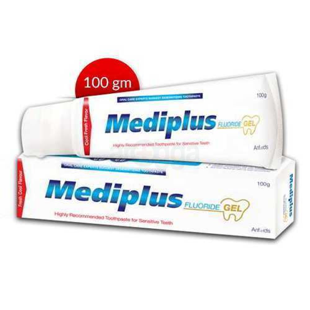 Mediplus Fluoride Gel Toothpaste 100gm - Arogga Beauty Store