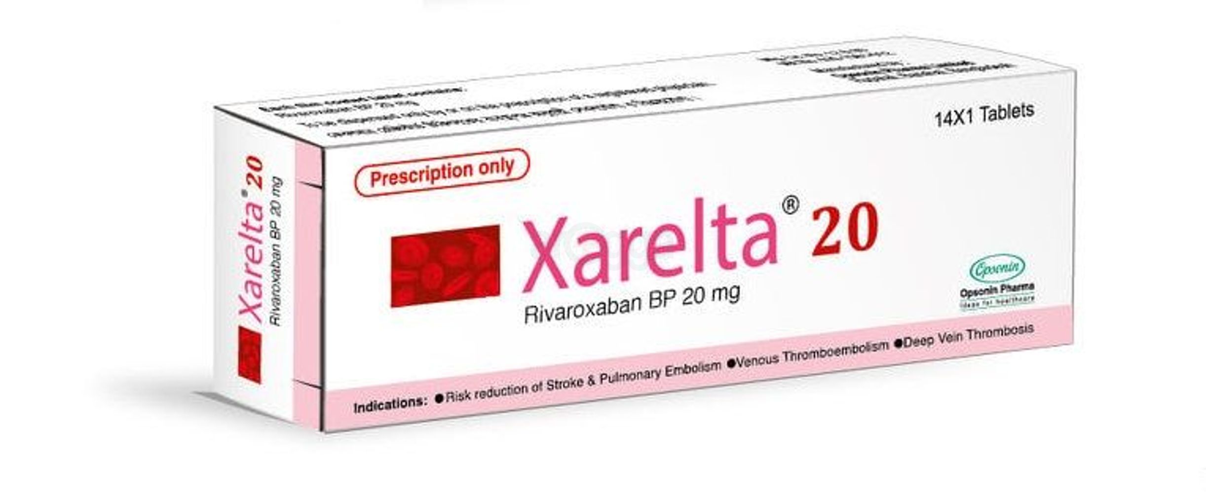 Xarelta 20mg Tablet - Arogga Online Pharmacy