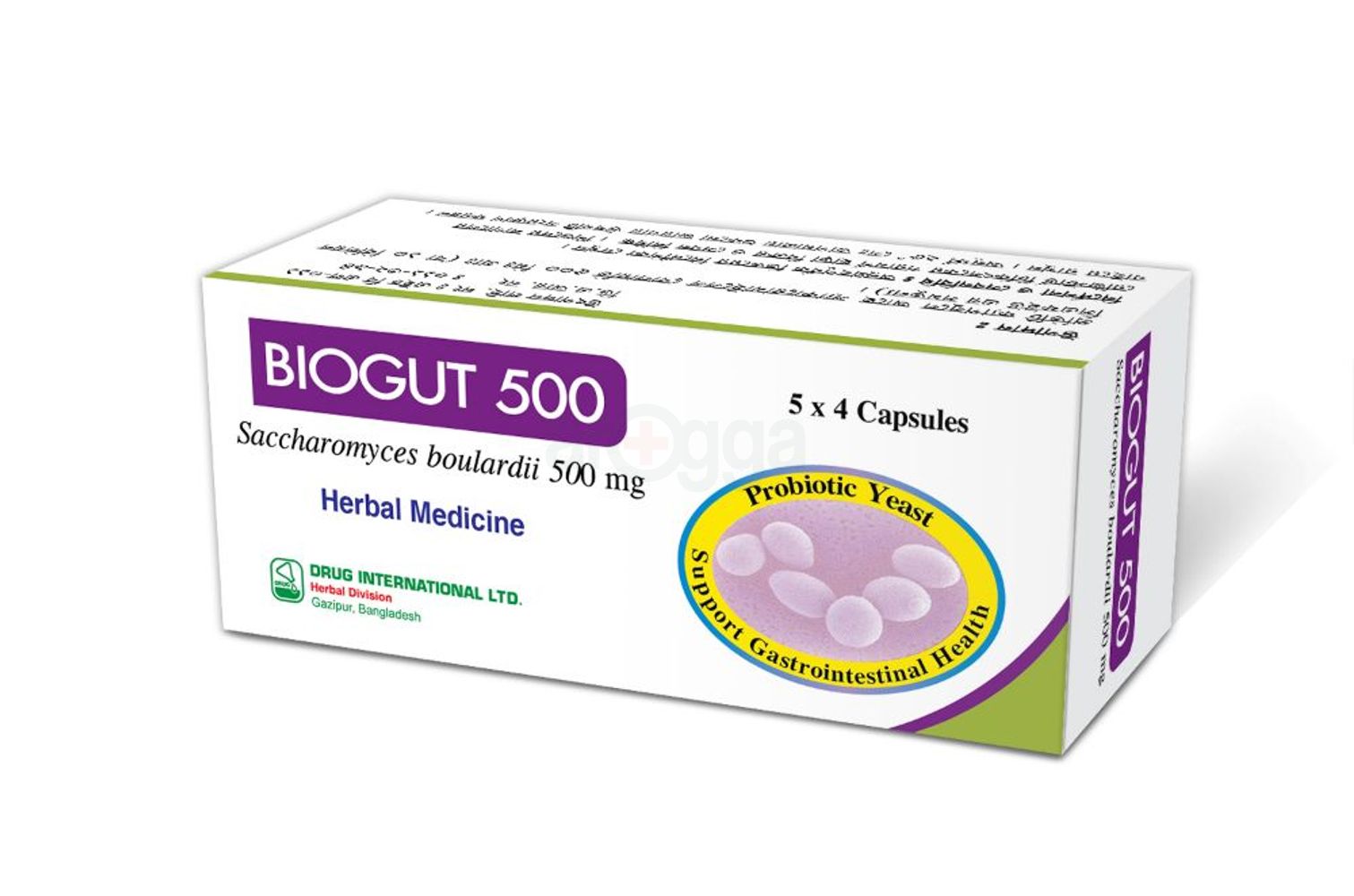 Biogut 500mg(10billion CFU) Capsule - Arogga Online Pharmacy