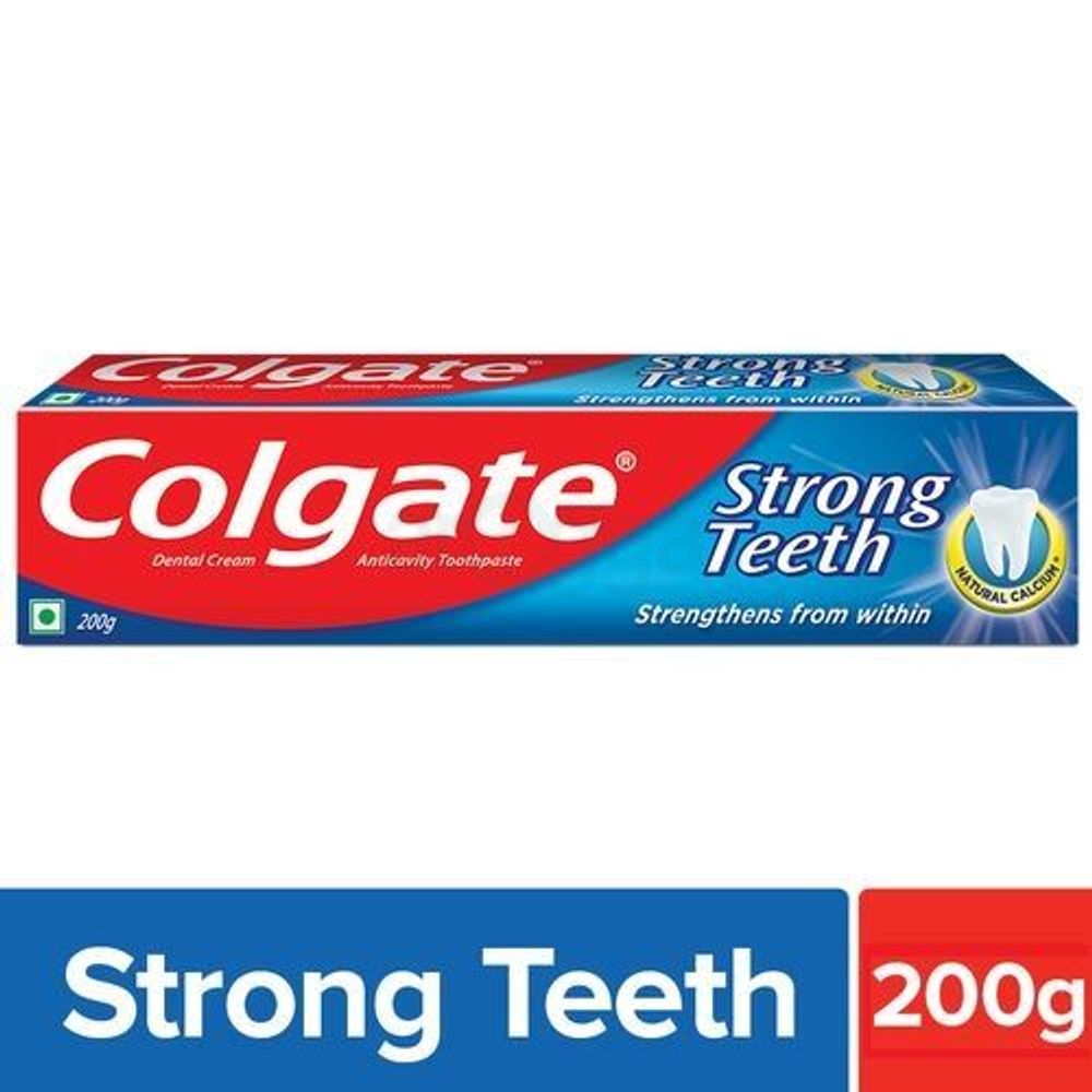 Colgate Strong Teeth Dental Cream Toothpaste 200g - Arogga Beauty Store