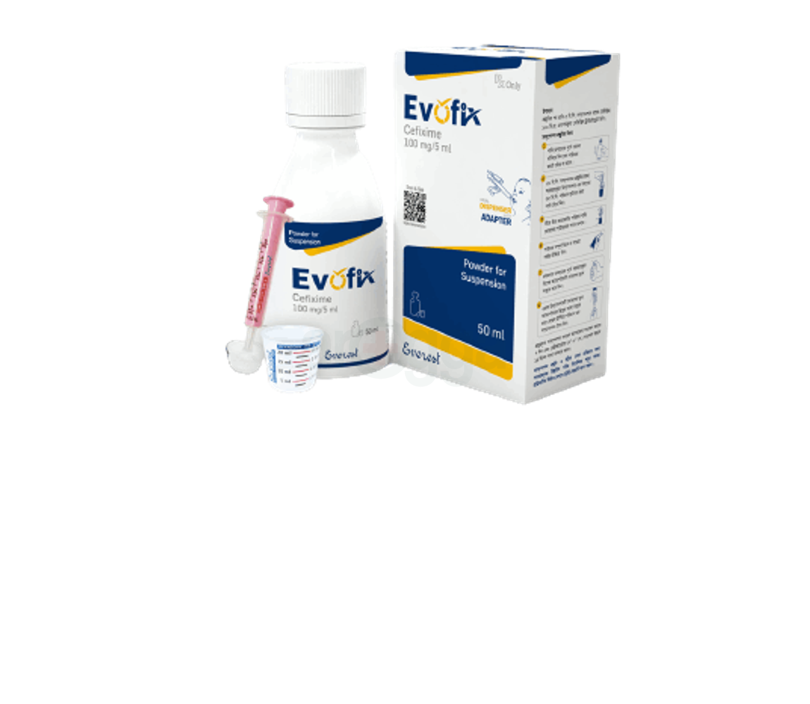 Evofix 100mg/5ml Powder for Suspension - Arogga Online Pharmacy