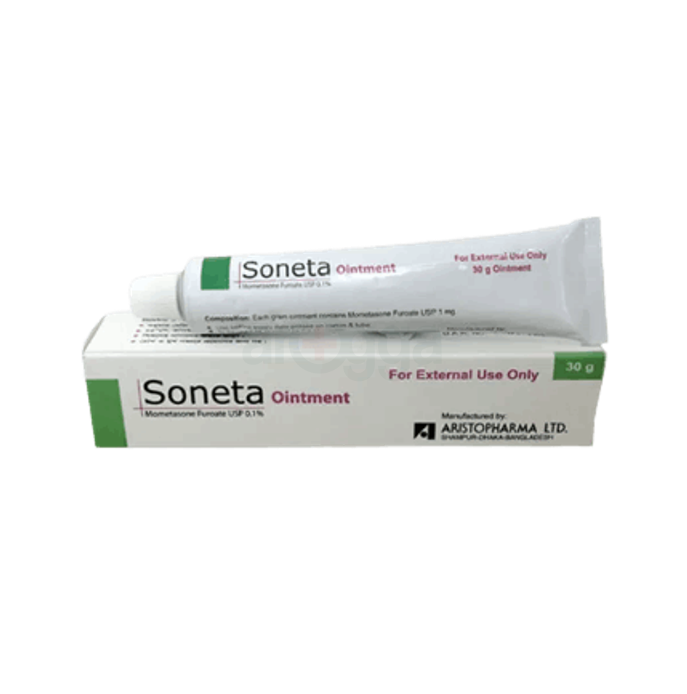 Soneta Ointment 30gm price in Bangladesh | Arogga Online Pharmacy