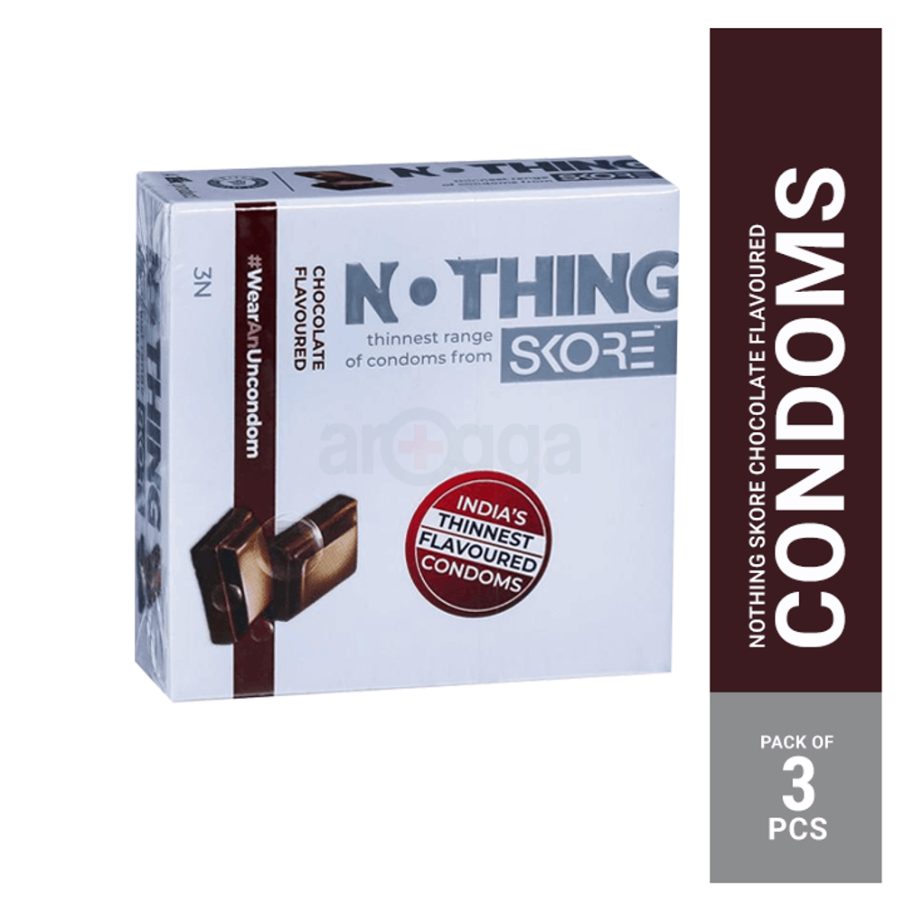 Skore Nothing Thinnest Chocolate Flavoured Condoms 3's Pack price in ...