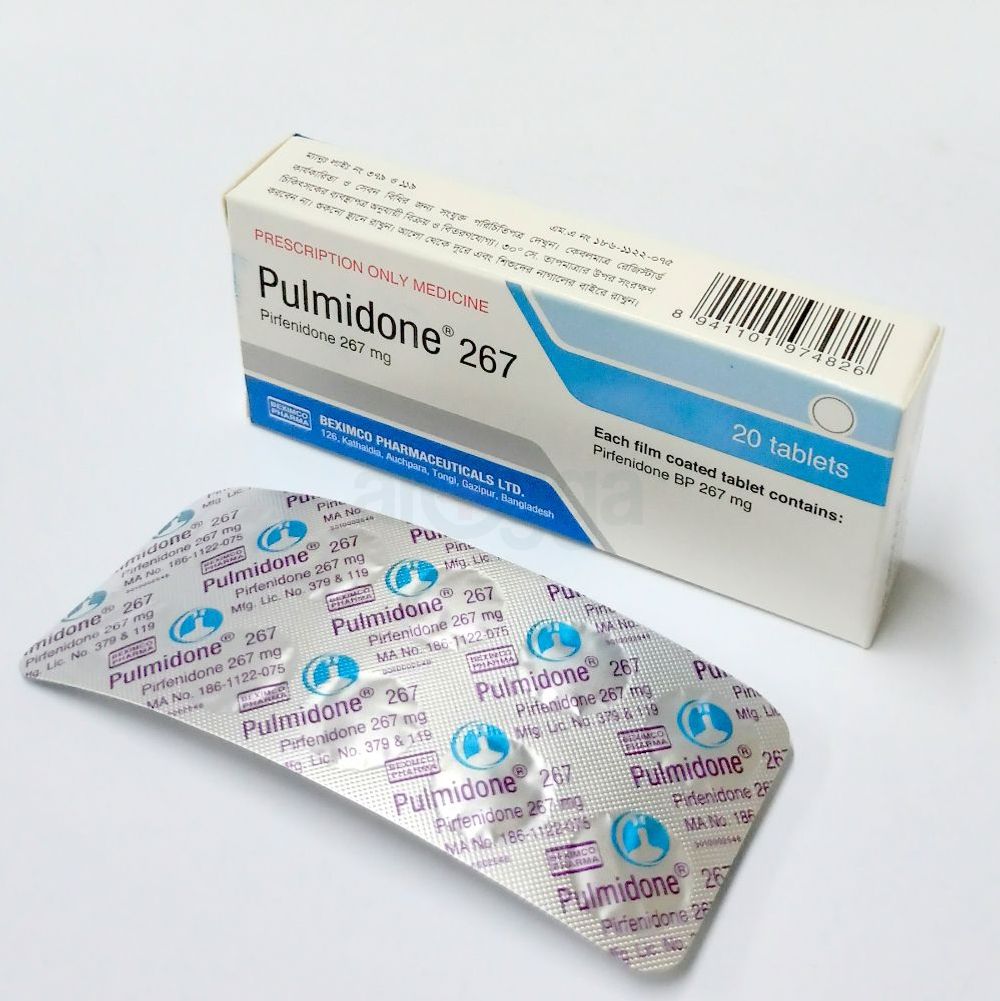 Pulmidone 267mg Tablet - Arogga Online Pharmacy