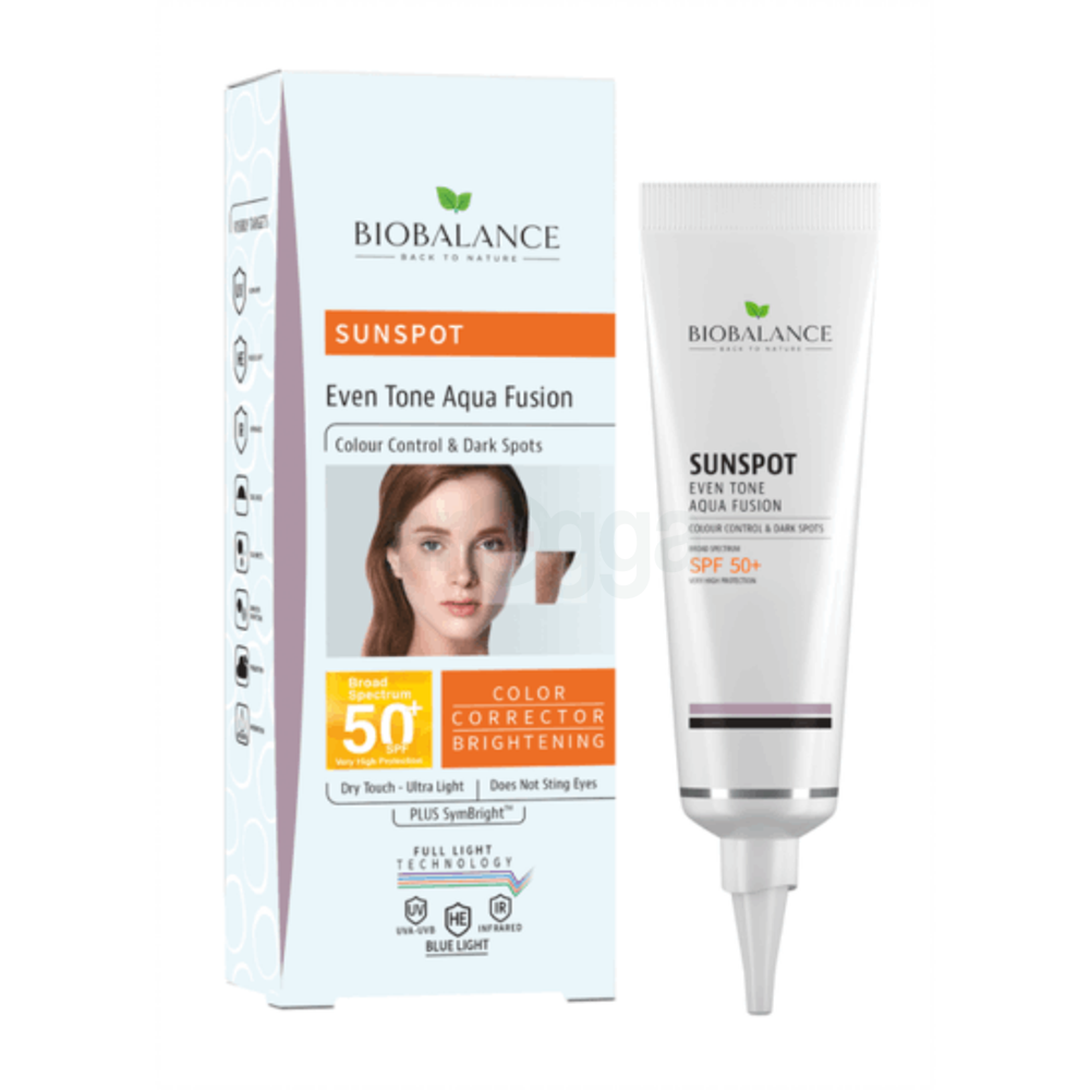 Bio Balance Sunspot Even Tone Aqua Fusion Color Control & Dark Spots SPF 50+ - Arogga Beauty Store