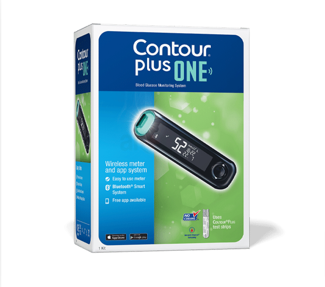 Contour Plus ONE Blood Glucose Monitoring System - Arogga Online Pharmacy