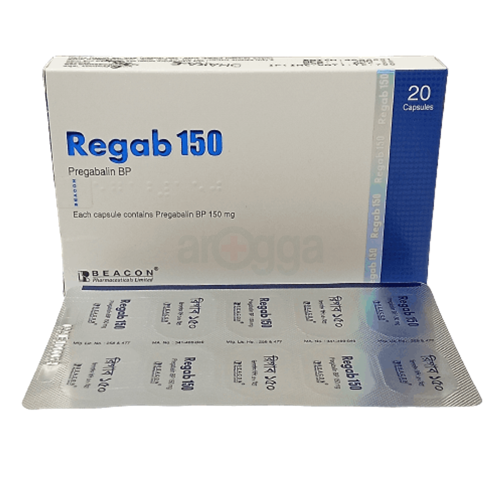 Regab 150mg Capsule - Arogga Online Pharmacy