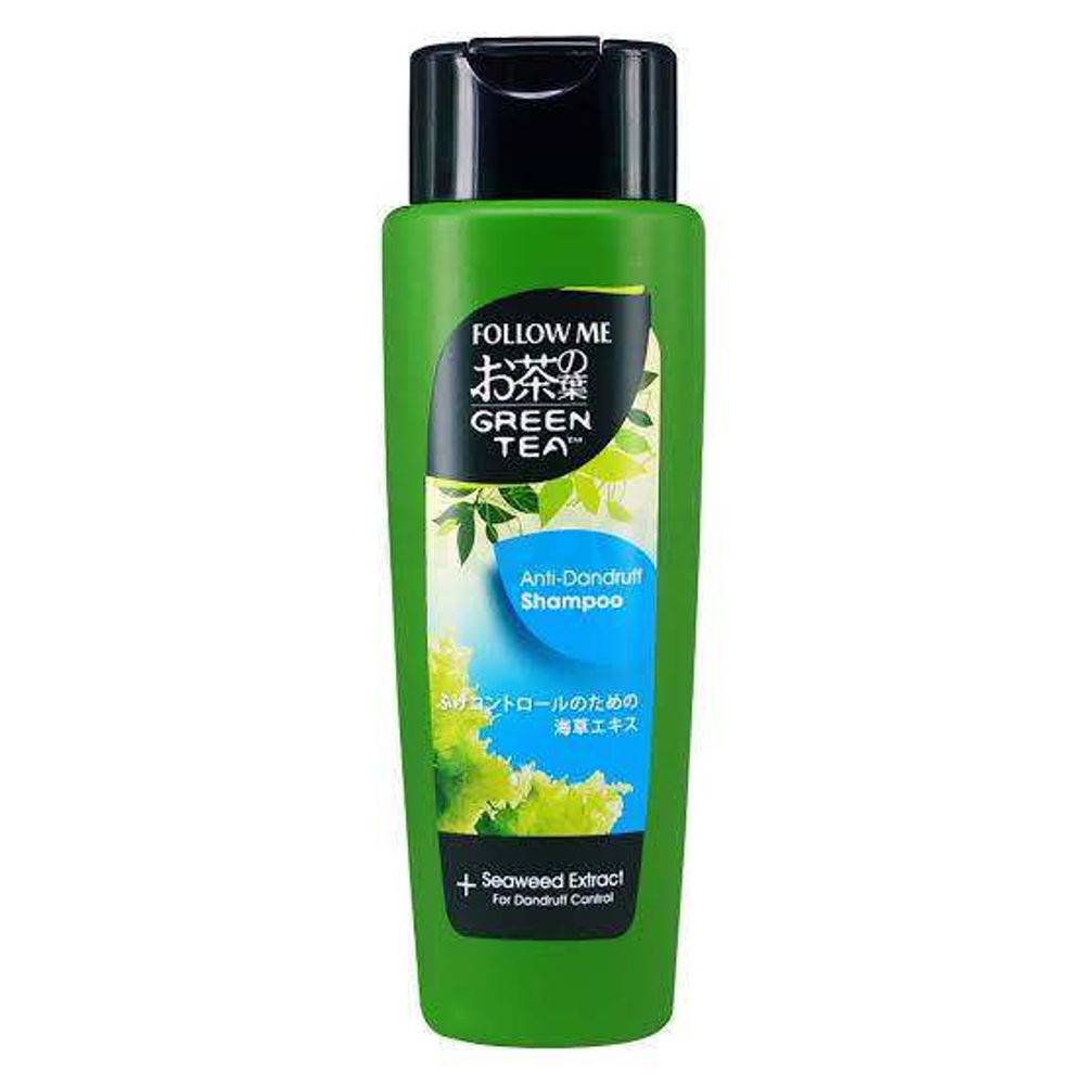 Follow Me Green Tea Anti-Dandruff Shampoo 320ml - Arogga Beauty Store