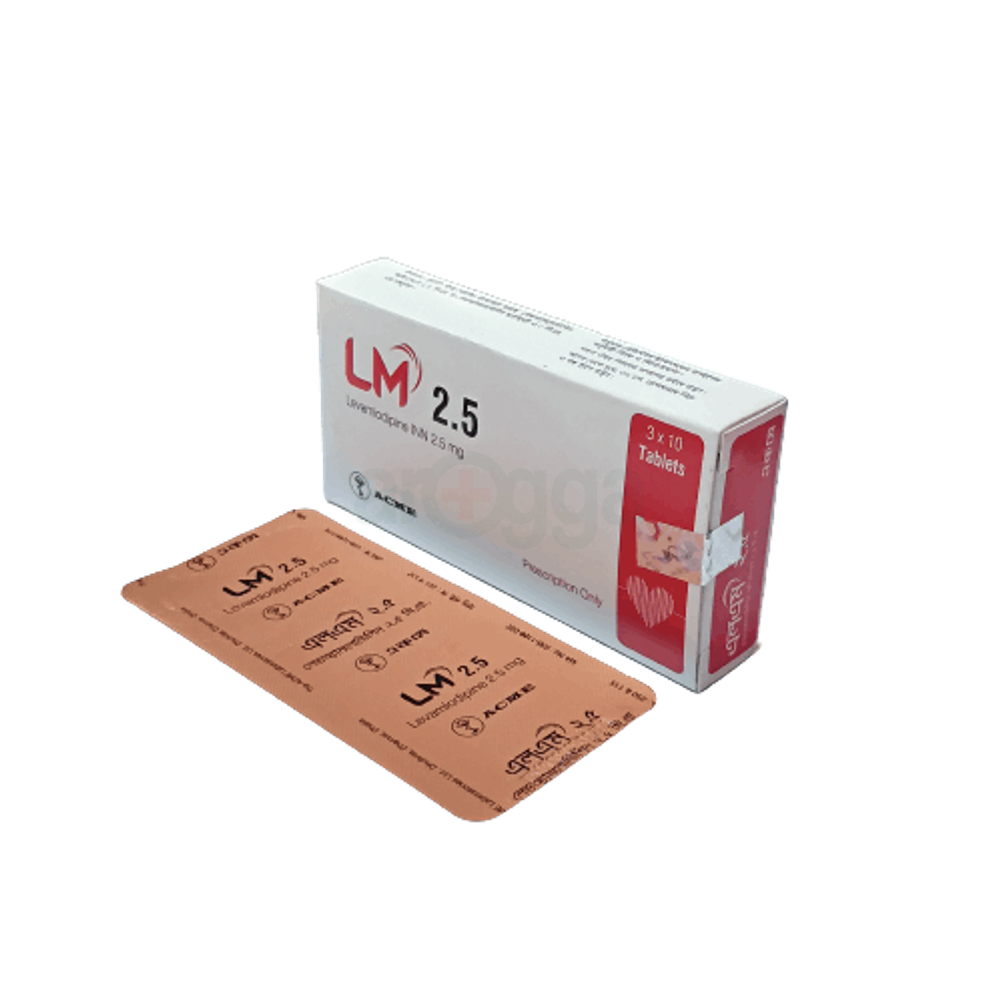LM 2.5 2.5mg Tablet - Arogga Online Pharmacy