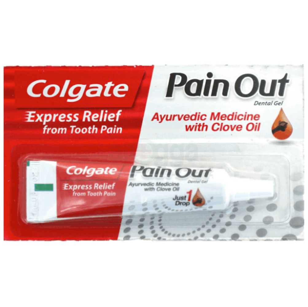 Colgate Pain Out Dental Gel - Express Relief from Tooth Pain Ayurved ...