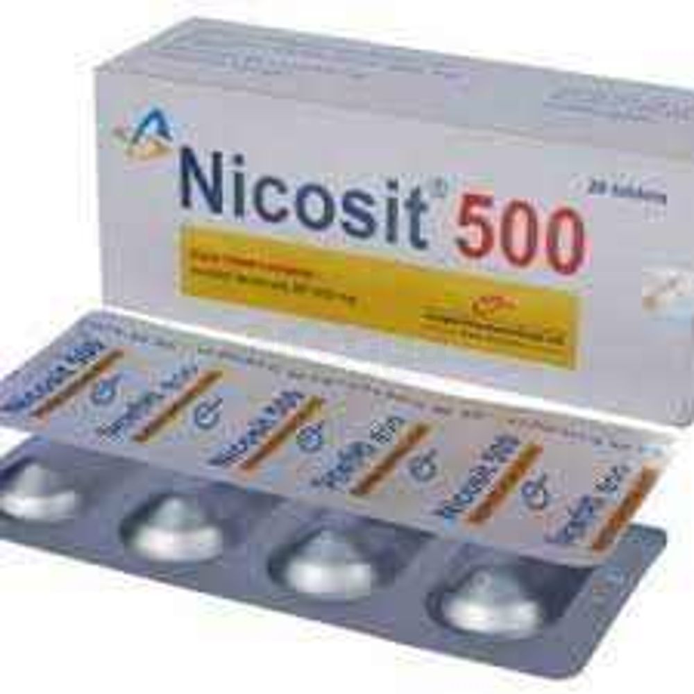 Nicosit 500mg Tablet - Arogga Online Pharmacy