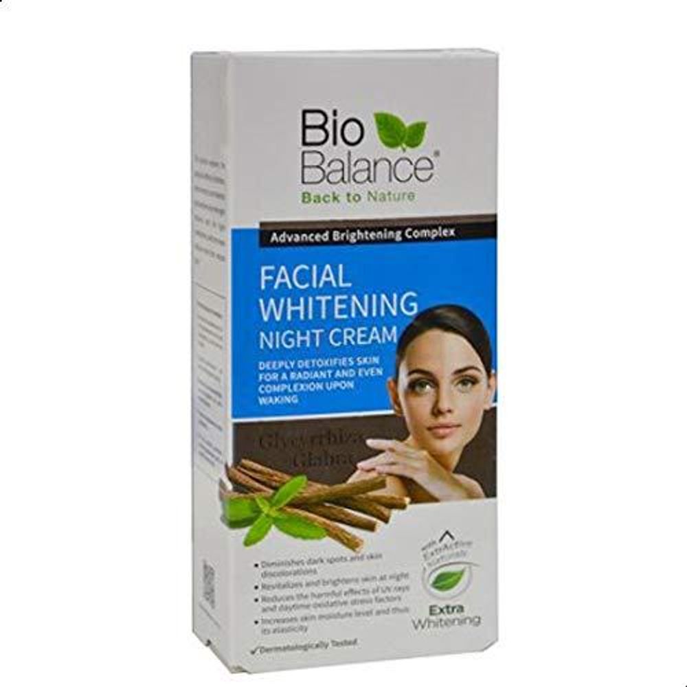 Bio Balance Facial Whitening Night Cream 55ml - Arogga Beauty Store