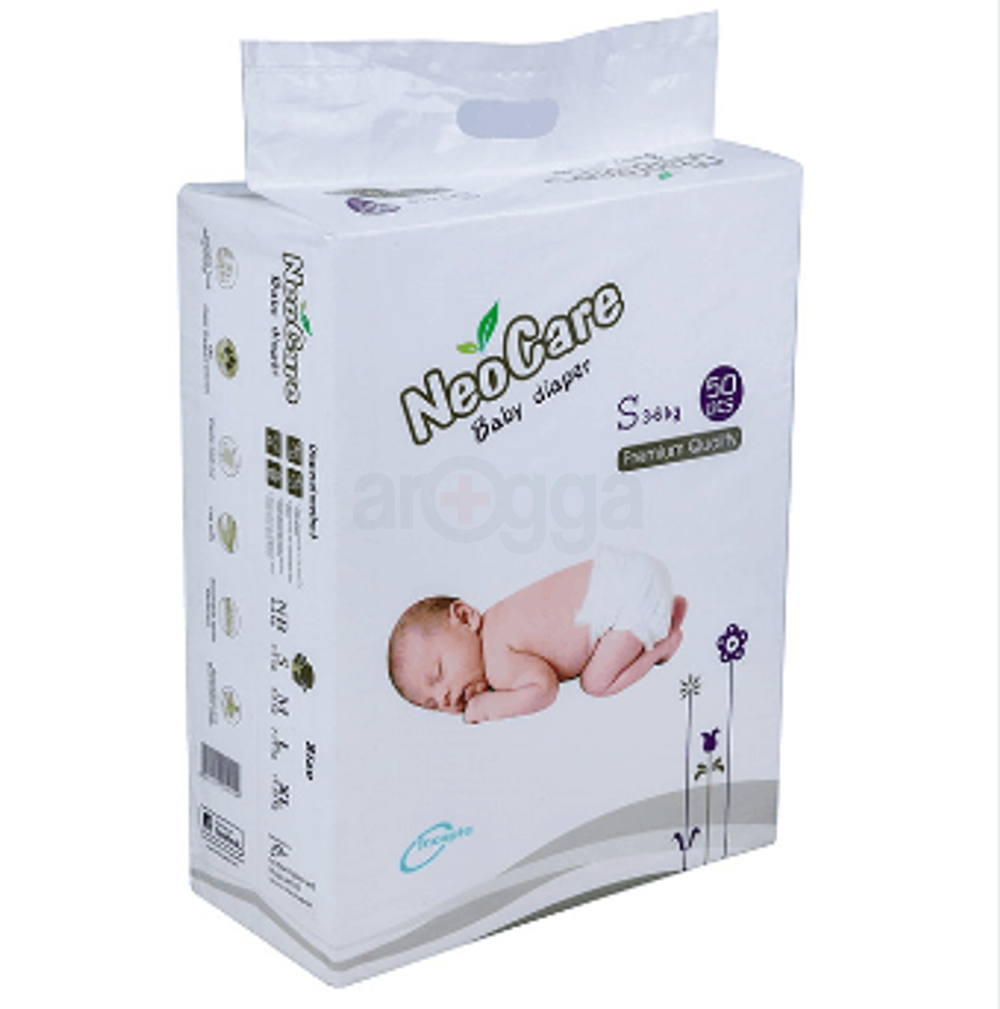 NeoCare Belt System Baby Diaper S 50's Pack - Arogga Online Pharmacy