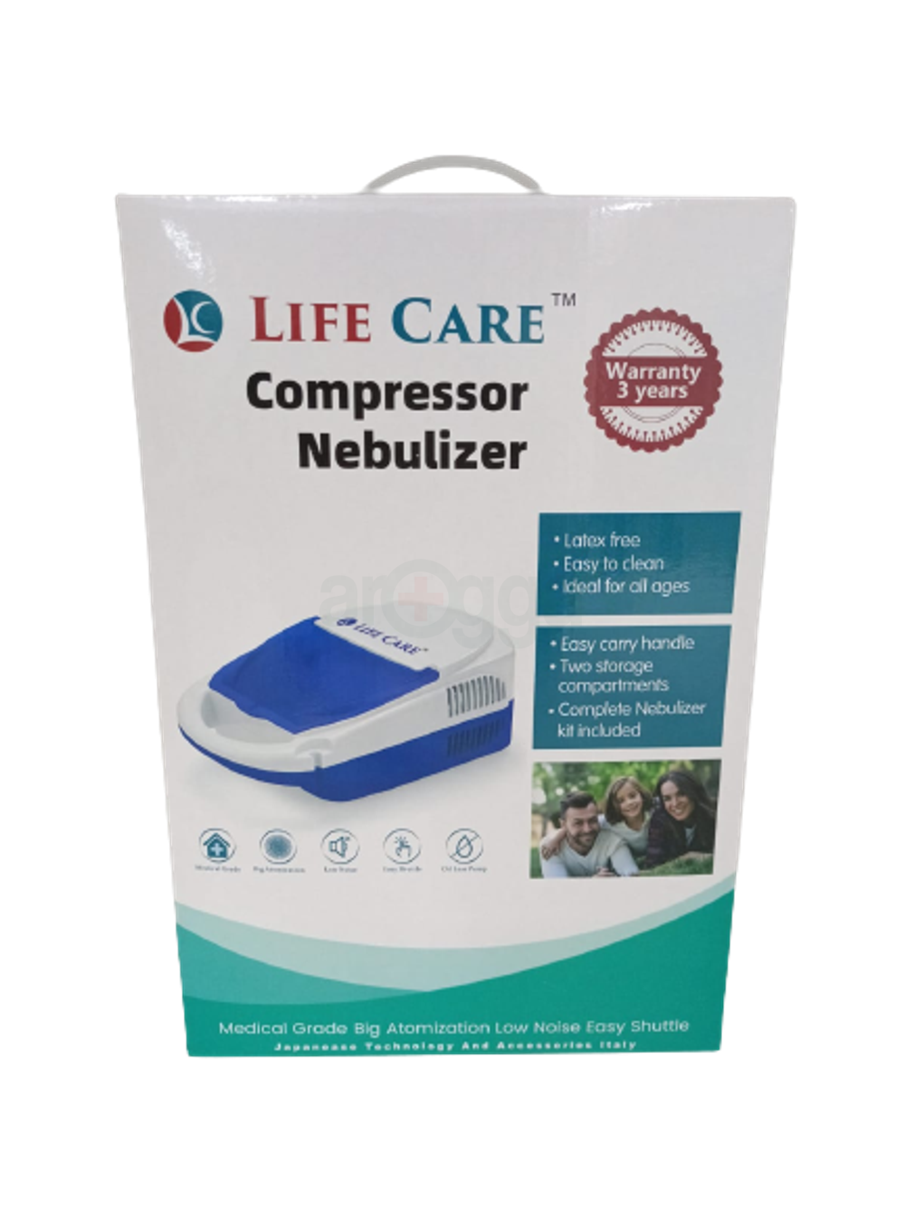 Nebulizer Life Care Compressor Machine - Arogga Online Pharmacy