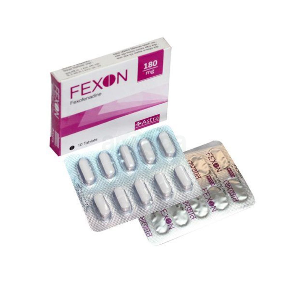 Fexon 180mg Tablet - Arogga Online Pharmacy