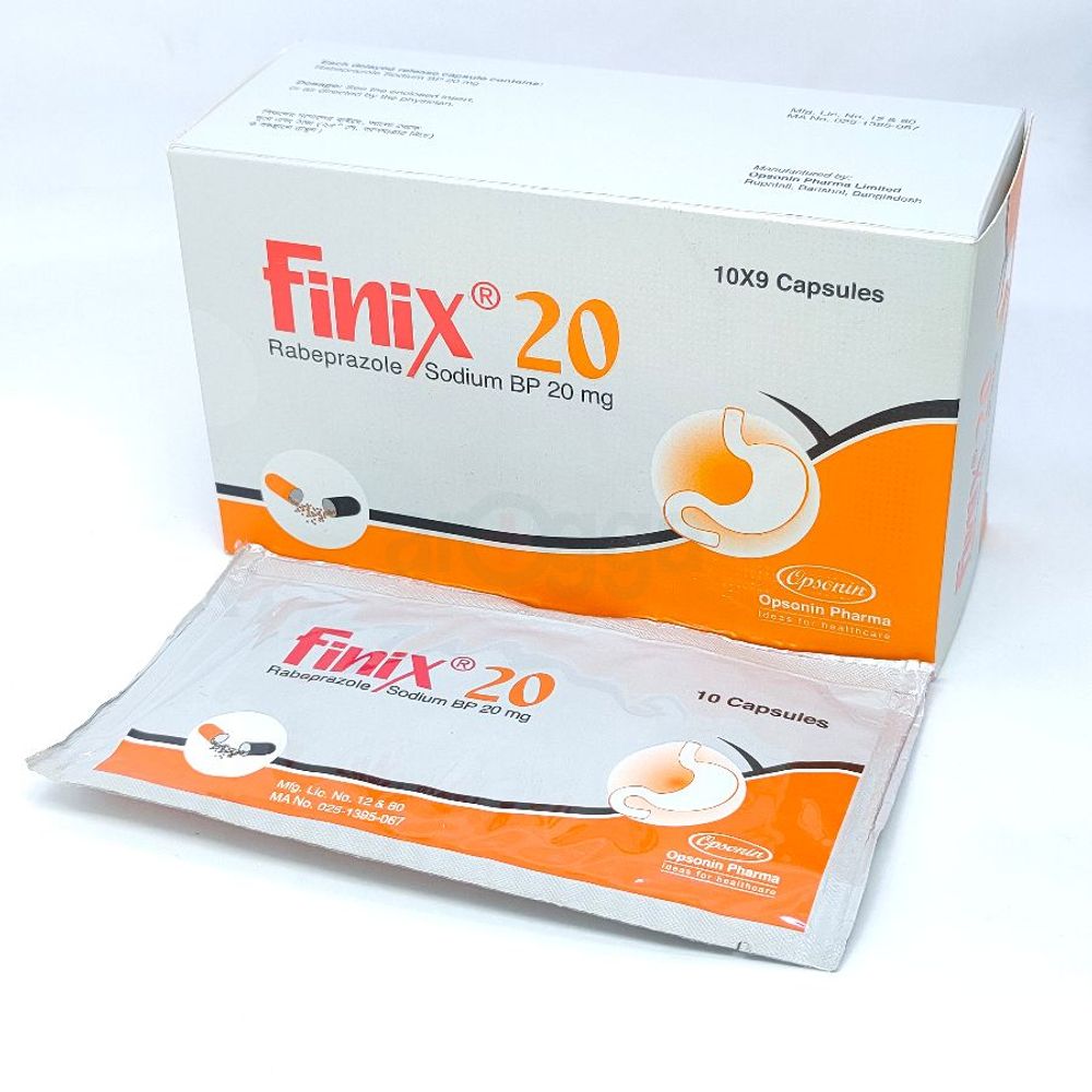 Finix 20mg Capsule - Arogga Online Pharmacy