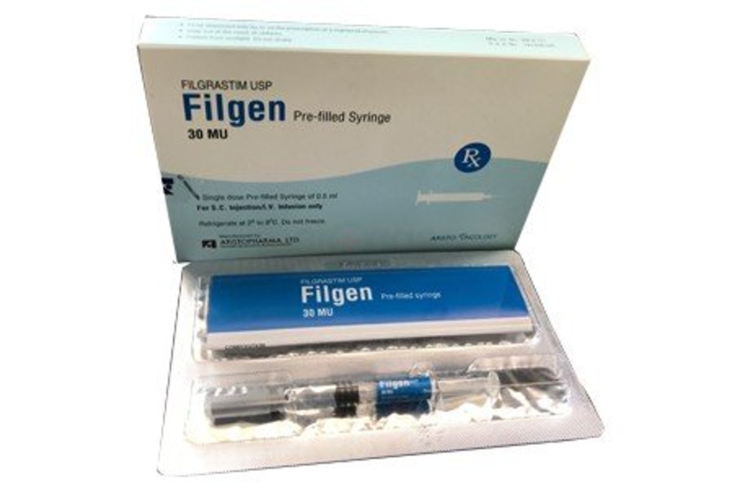 Filgen 30MIU/.5ml Injection - Arogga Online Pharmacy