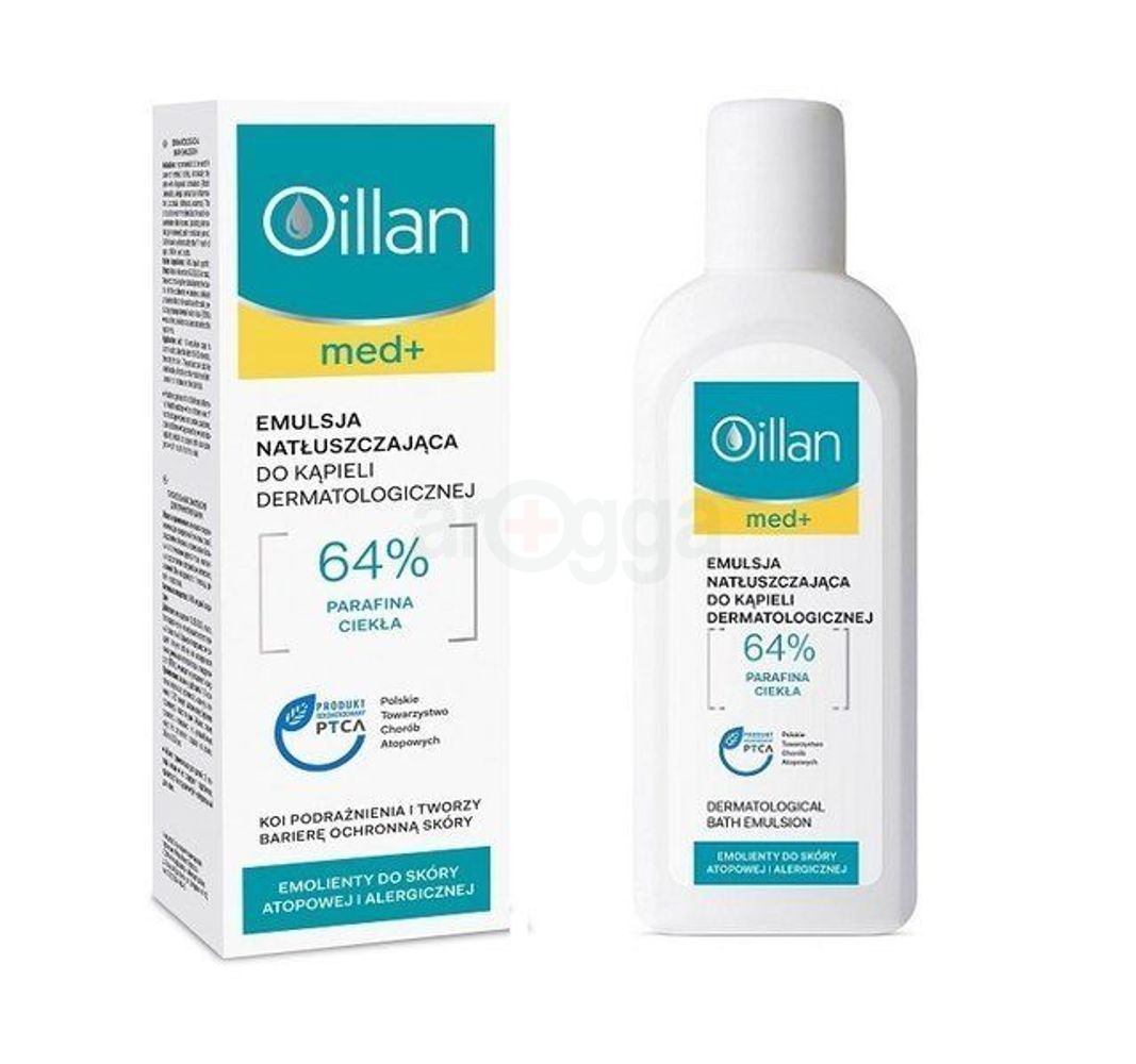 Oillan Derm + Bath Emulsion 200ml - Arogga Beauty Store
