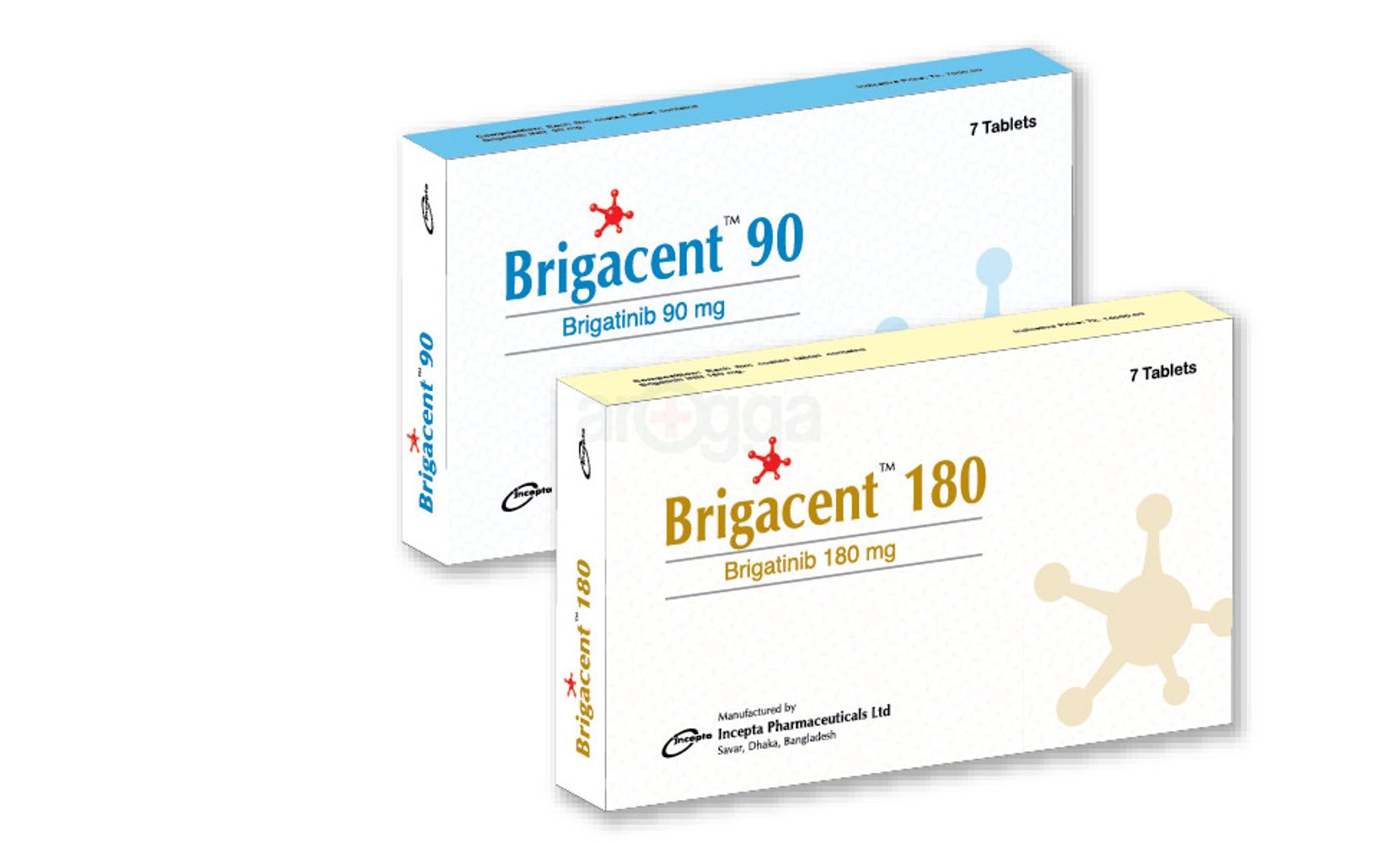 Brigacent 90mg Tablet - Arogga Online Pharmacy