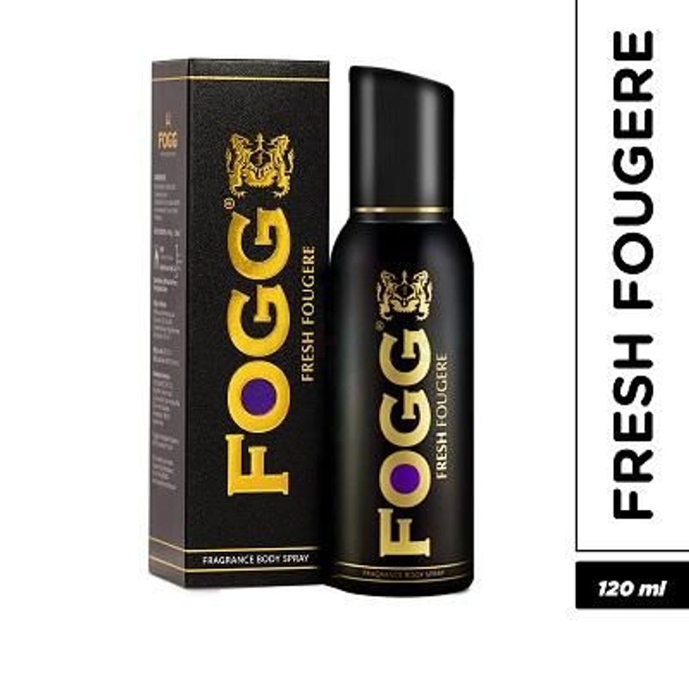 Fogg Black Men Fresh Fougere Spray 120ml - Arogga Beauty Store