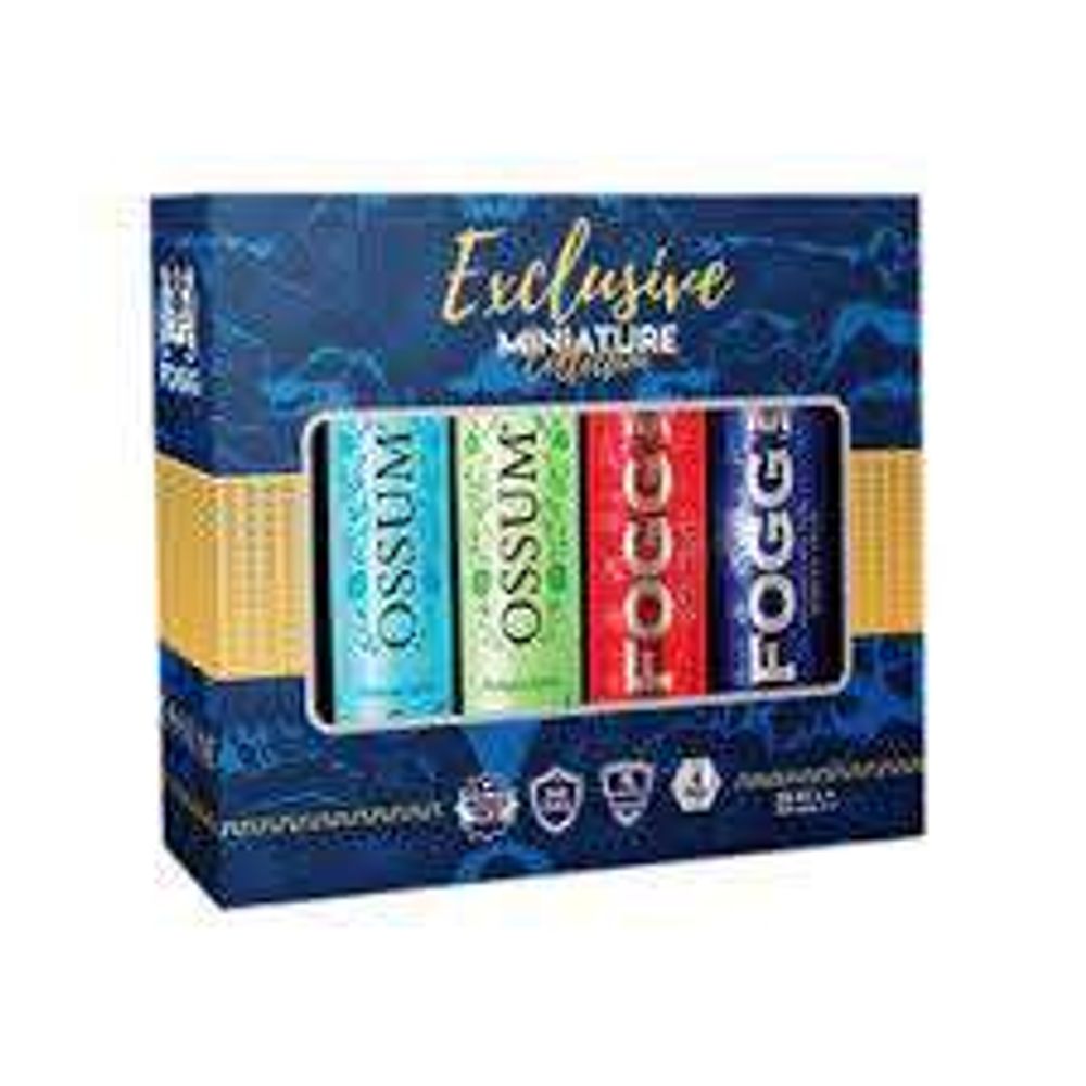 Fogg Miniature Box 4 In 1 Combo Spray - Arogga Beauty Store