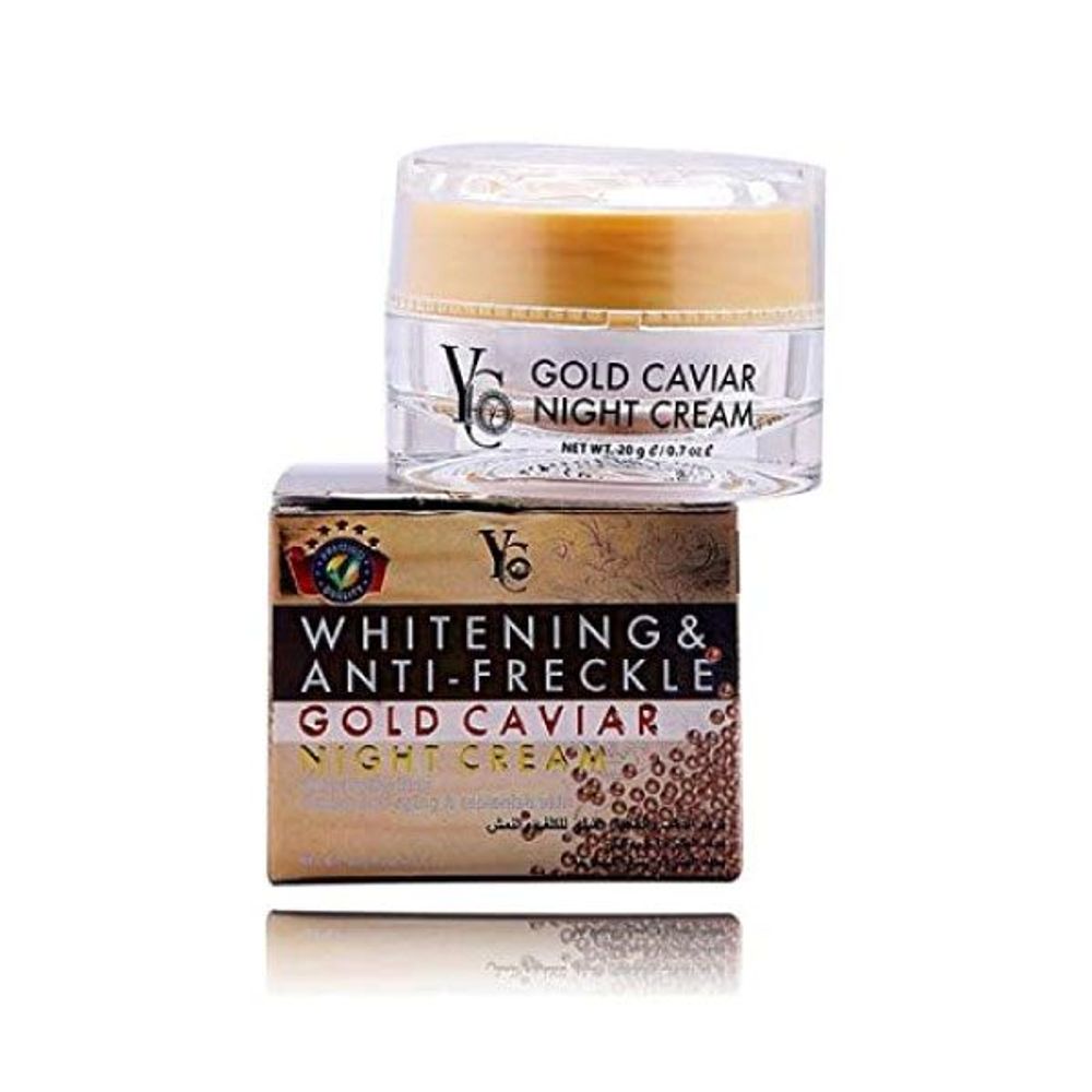 YC Whitening & Anti Freckle Gold Caviar Night Cream - Arogga Beauty Store