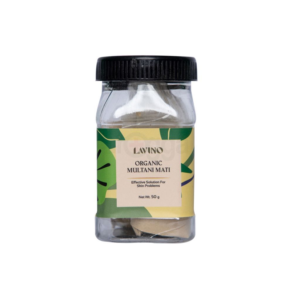 Lavino Organic Multani Mati Powder 50g - Arogga Beauty Store