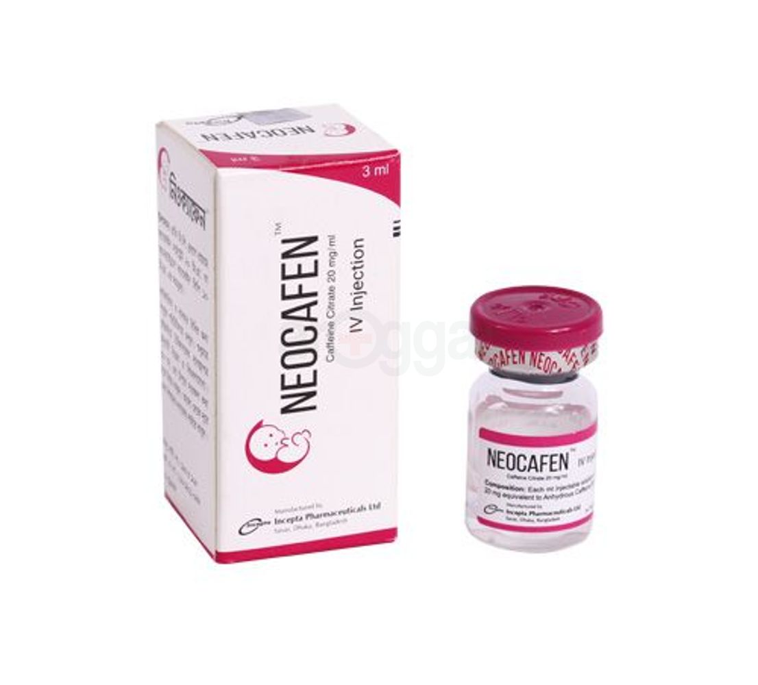 Neocafen 20mg/ml Injection - Arogga Online Pharmacy