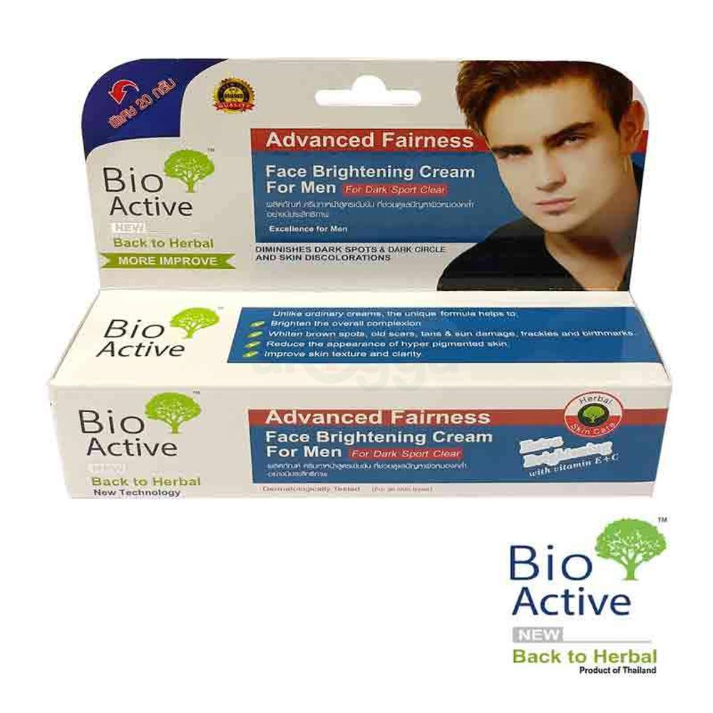 Bio Active Face Brightening Cream For Men 50gm - Arogga Beauty Store