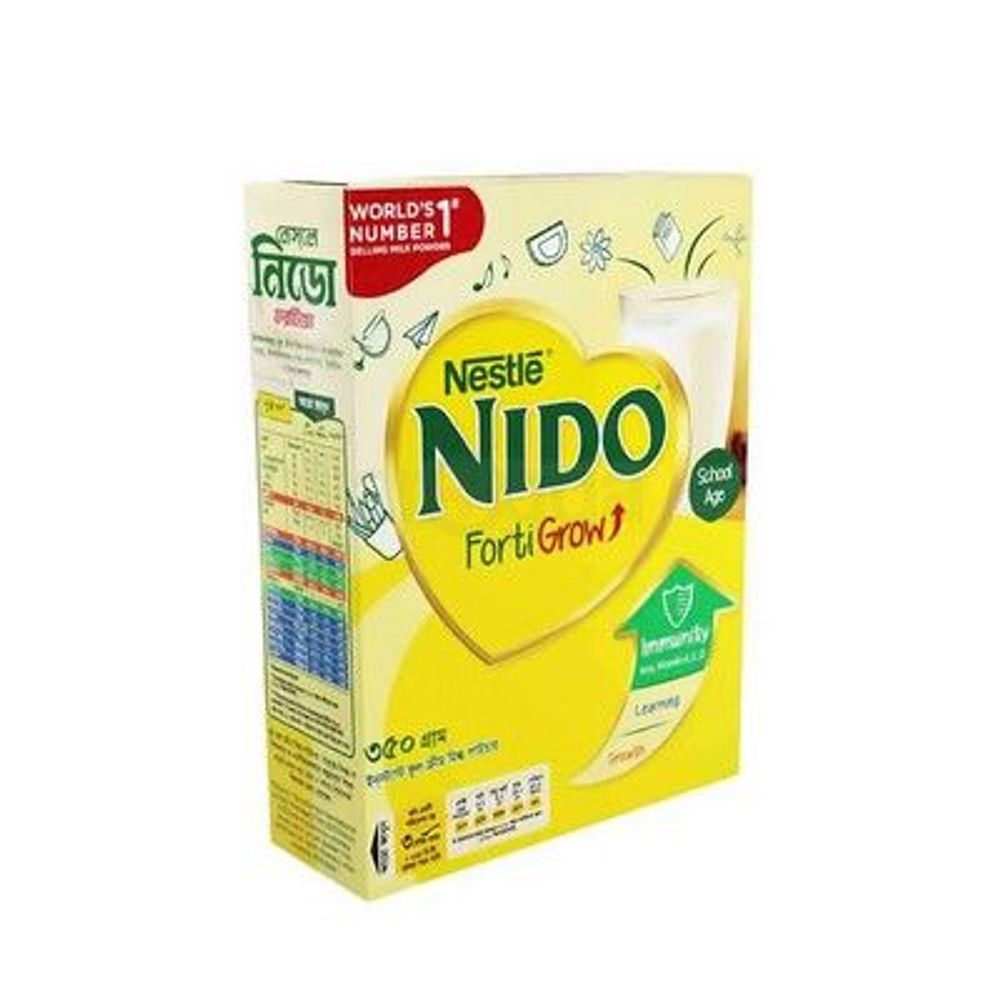 Nestlé Nido Fortigrow Full Cream Milk Powder 350gm - Arogga Ltd