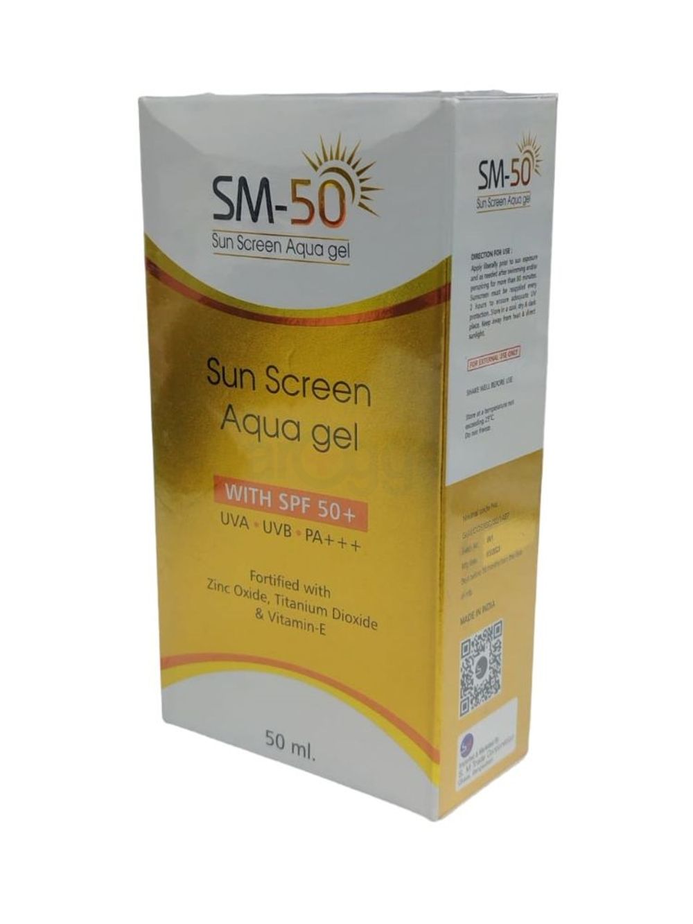 SM-50 Sunsreen Aqua Gel - Arogga Beauty Store